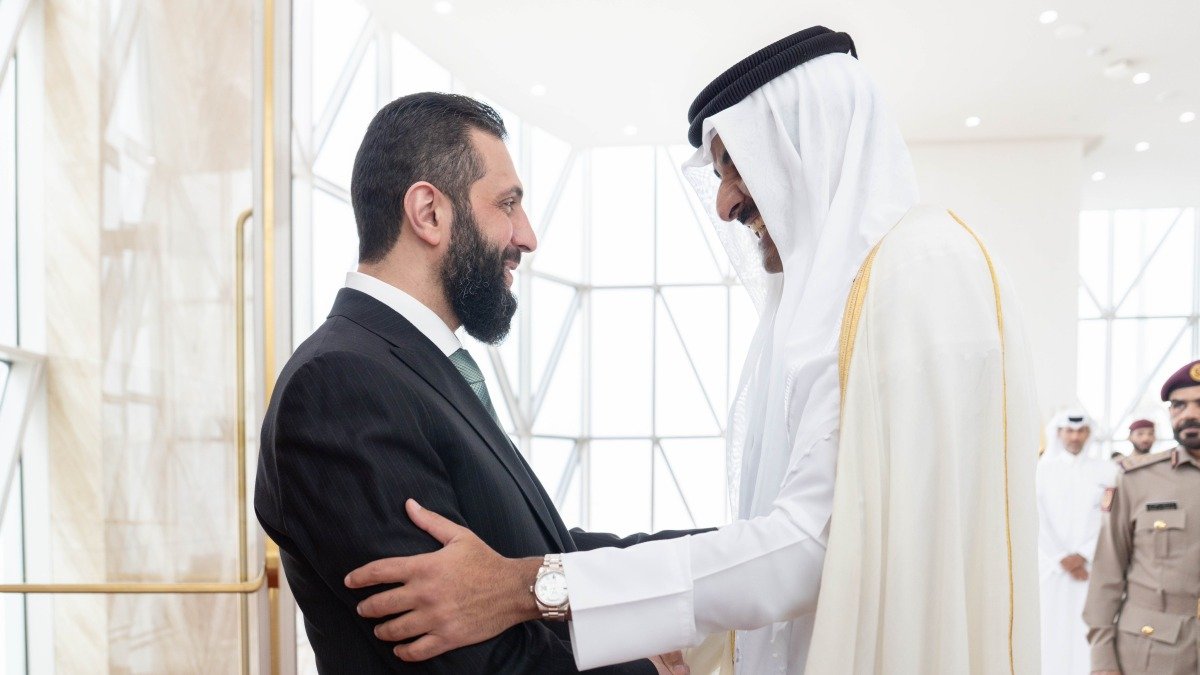 Amir Welcomes Syrian President Ahmed Al Sharaa - The Khaleej Telegraph