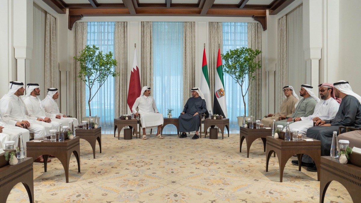 UAE-Qatar Ties Strengthened as Amir and UAE President Discuss Regional ...