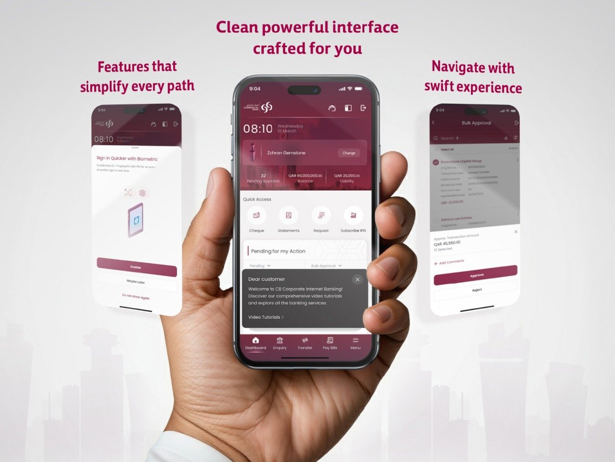 Commercial Bank Introduces Cutting-Edge Corporate Mobile App