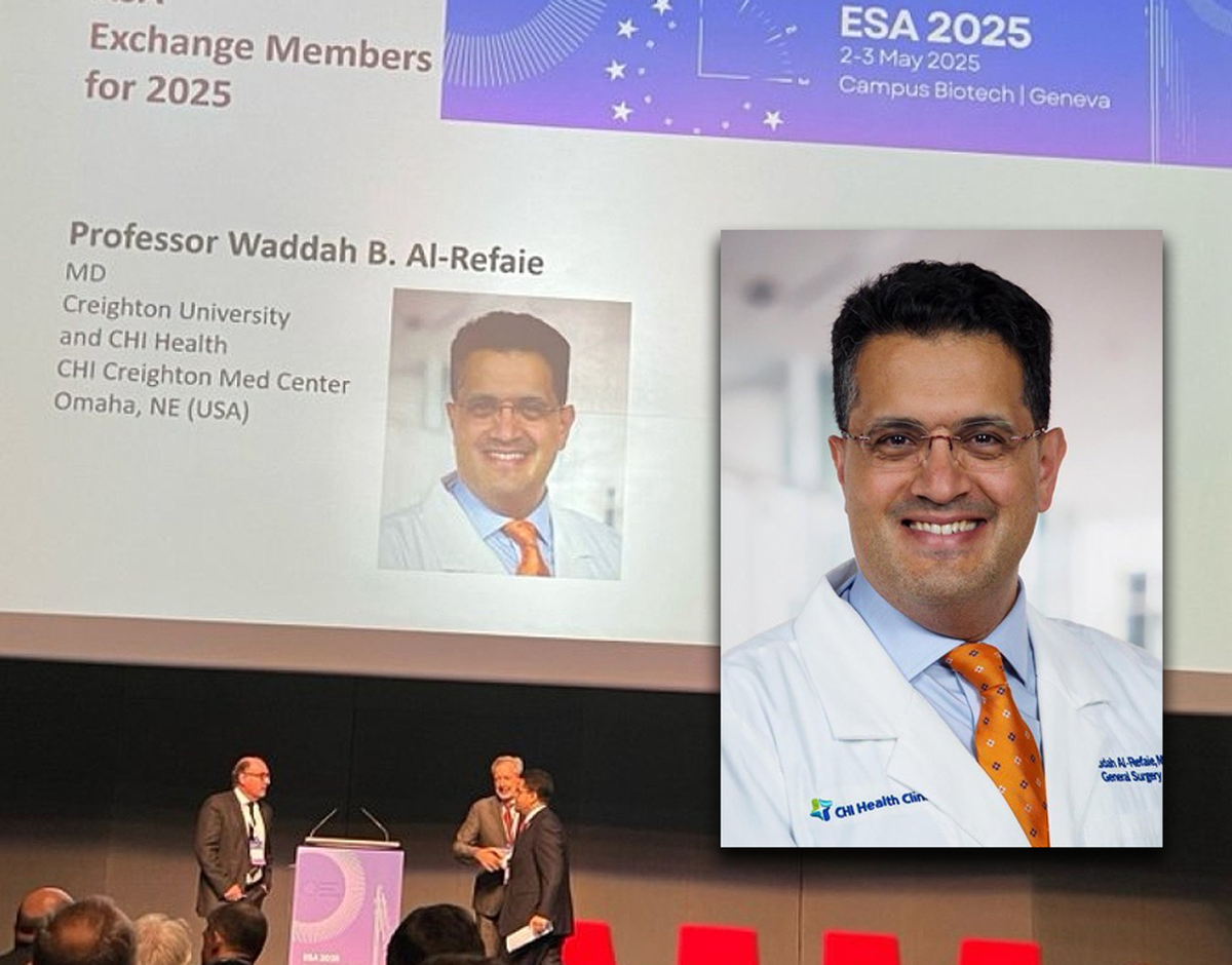 Dr Waddah Al-Refaie Selected for Prestigious ASA Scientific Exchange ...