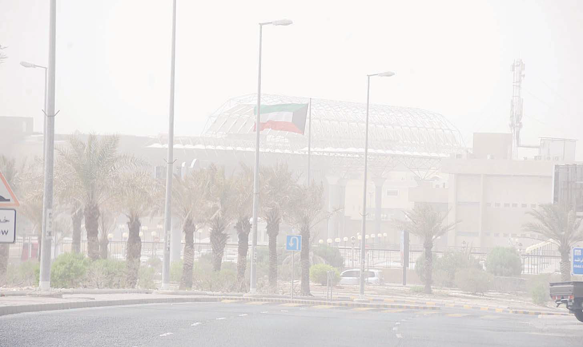 Dusty Winds and High Temperatures Expected Across Kuwait