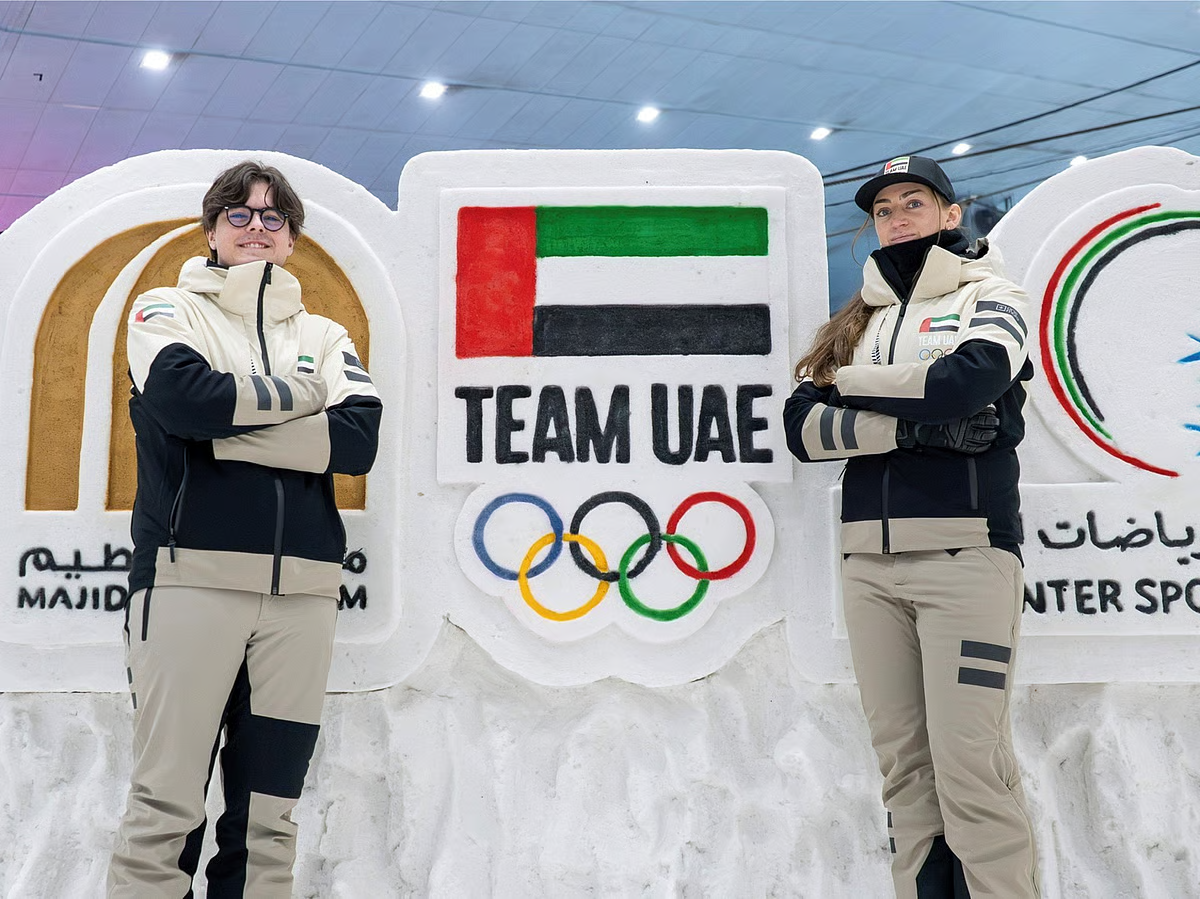 UAE Winter Olympics debut: Alex & Piera in Milan