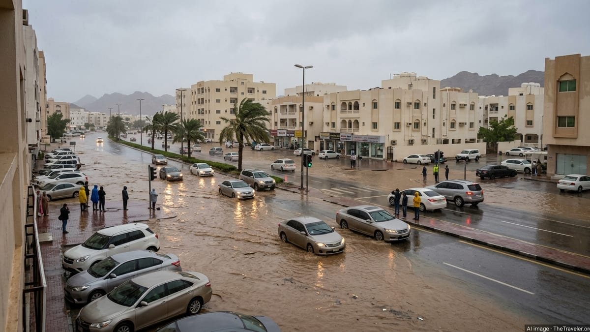 Oman weather alert: thunderstorms and floods warning